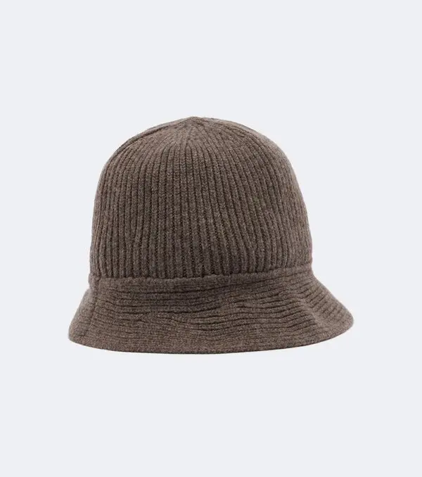 Nour Hammour Bruno Cashmere And Wool Bucket Hat
