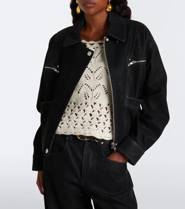 MARANT ETOILE Lua Pointelle Cotton And Wool Sweater - White