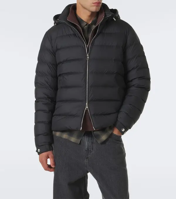 Moncler Arneb Down Jacket With Drawstring Hood