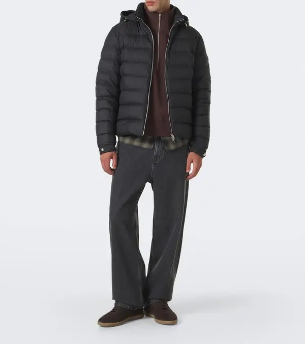 Moncler Arneb Down Jacket With Drawstring Hood