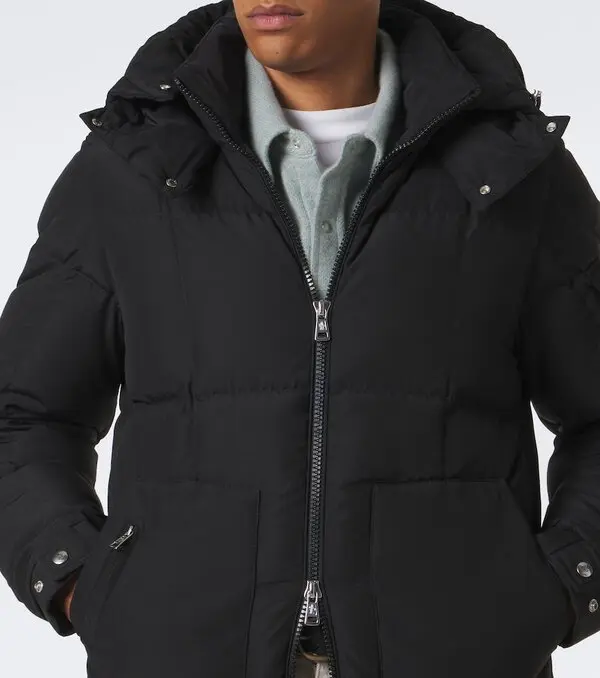 Moncler Hooded Down Jacket - Black