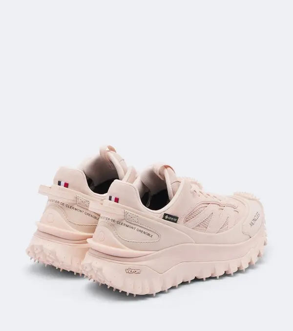 Moncler Trailgrip Gtx Suede Sneakers - Pink