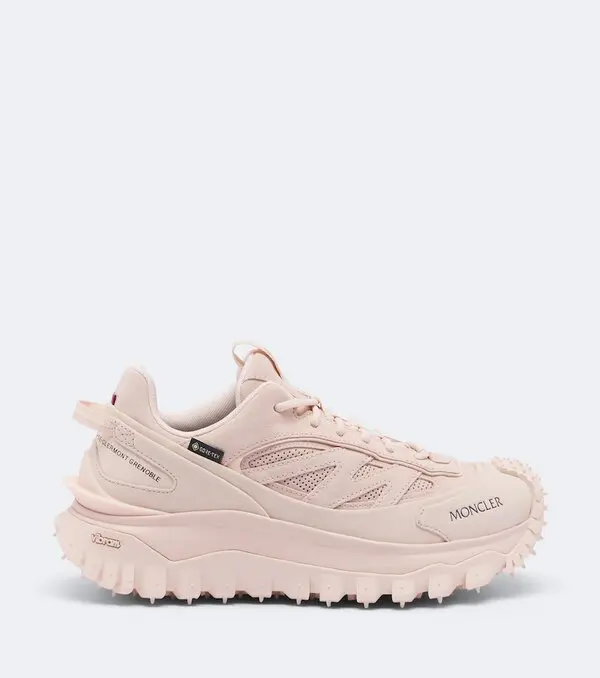 Moncler Trailgrip Gtx Suede Sneakers - Pink
