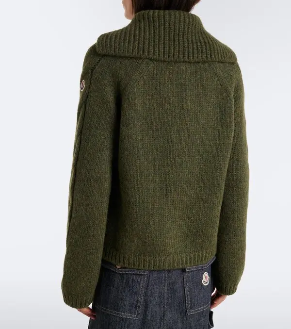 Moncler Alpaca And Wool-blend Cardigan