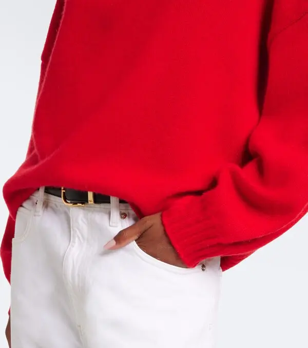 Arch4 Cashmere Polo Sweater - Red