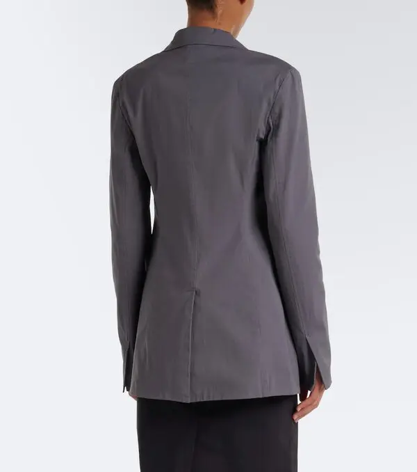 Miu Miu Cotton-blend Poplin Blazer