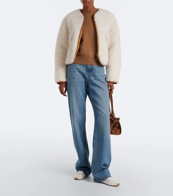 Moncler Mallero Reversible Teddy Down Jacket