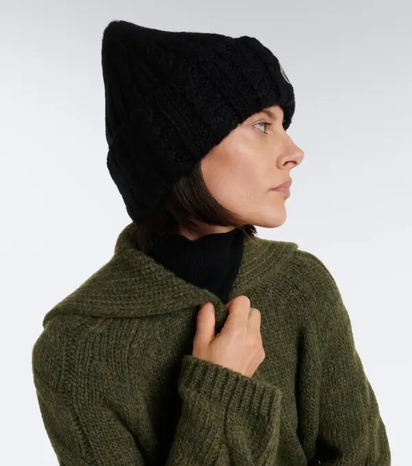 Moncler Alpaca And Wool-blend Beanie