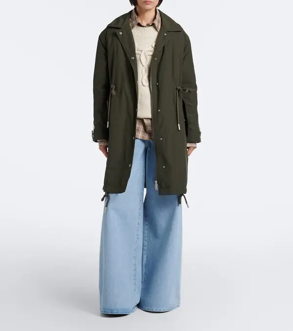 Moncler Halicte Down Parka - Brown