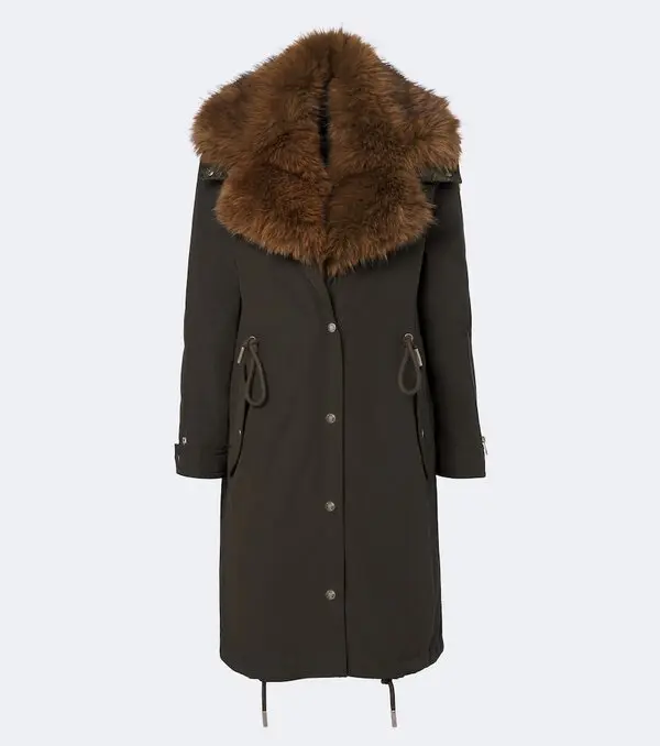 Moncler Halicte Down Coat - Green