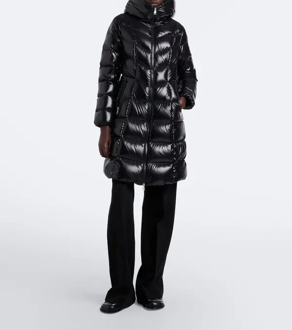 Moncler Marusse Hooded Quilted Down Coat
