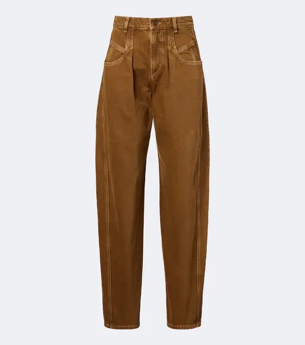 Isabel Marant Étoile Lisha Pleated Barrel-leg Jeans