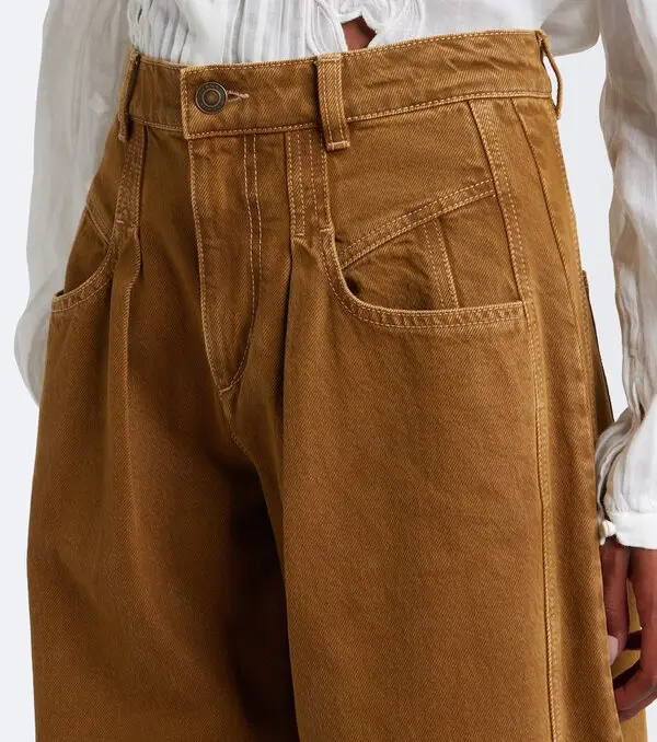 Isabel Marant Étoile Lisha Pleated Barrel-leg Jeans