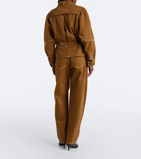 Isabel Marant Étoile Lisha Pleated Barrel-leg Jeans