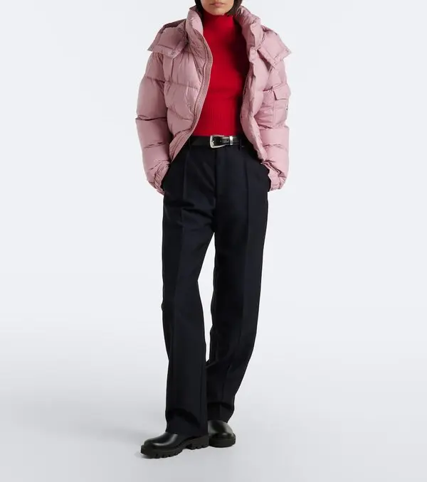 Moncler Maya 70 Hooded Down Jacket - Pink
