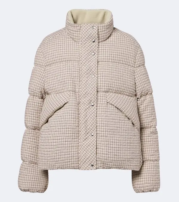 Moncler Cloante Checked Down Jacket