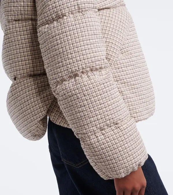 Moncler Cloante Checked Down Jacket