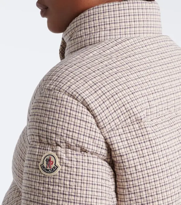 Moncler Cloante Checked Down Jacket