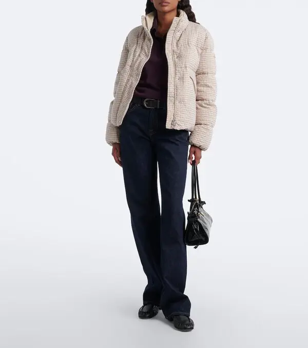 Moncler Cloante Checked Down Jacket