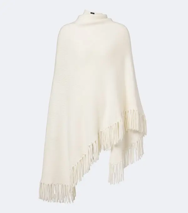 Arch4 Duchess Fringed Cashmere Poncho