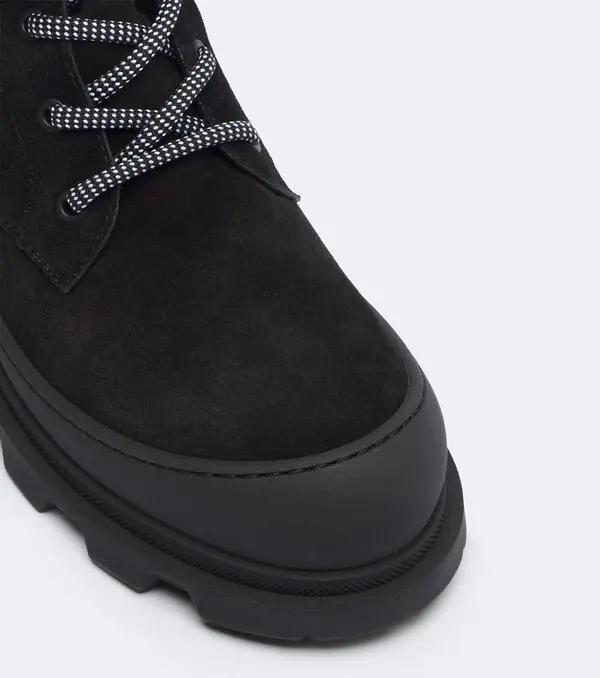 Moncler Vera Suede Lace-up Boots
