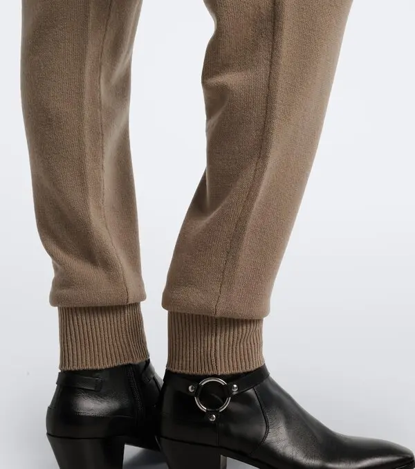 TOM FORD Wool And Cashmere Slim Fit Pants