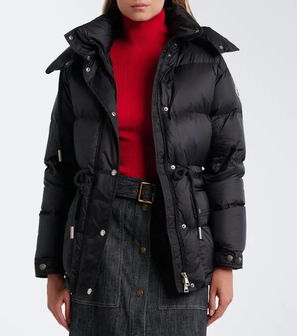 Moncler Sesie Quilted Down Jacket - Black