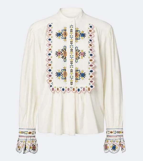 MARANT ETOILE Monique Embroidered Blouse
