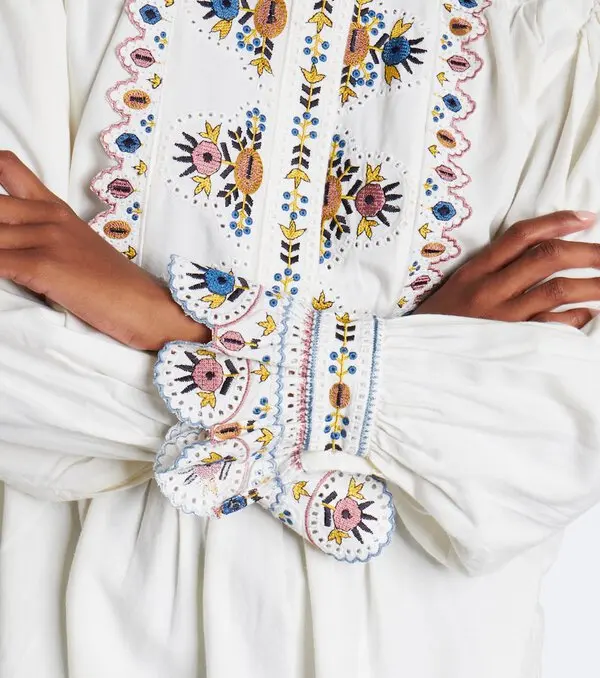 MARANT ETOILE Monique Embroidered Blouse