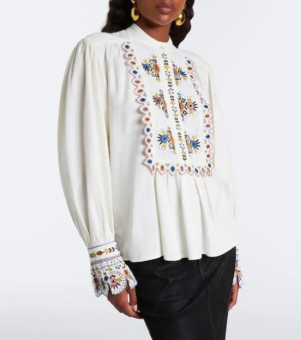 MARANT ETOILE Monique Embroidered Blouse