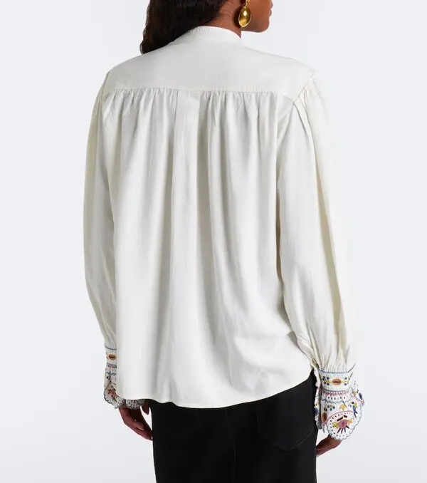 MARANT ETOILE Monique Embroidered Blouse