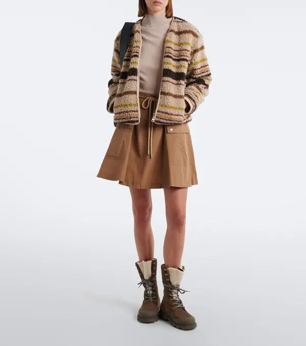 Moncler Pleated Mini Skirt