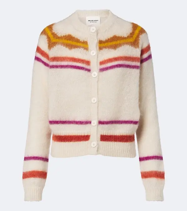 MARANT ETOILE Molly Mohair And Wool-blend Cardigan