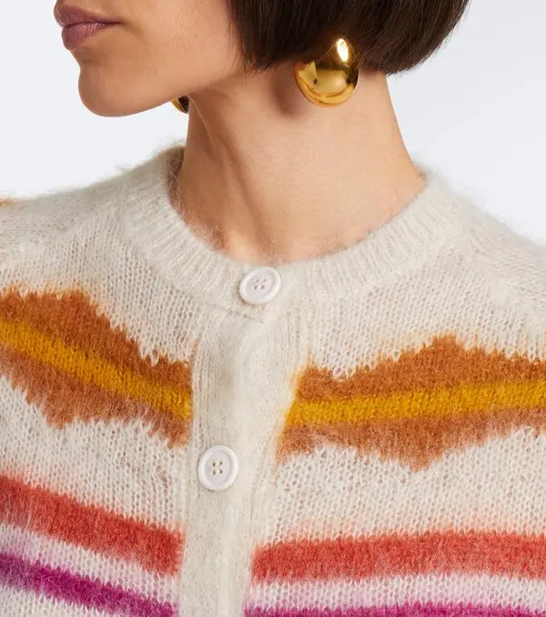MARANT ETOILE Molly Mohair And Wool-blend Cardigan