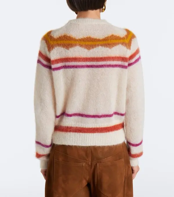 MARANT ETOILE Molly Mohair And Wool-blend Cardigan