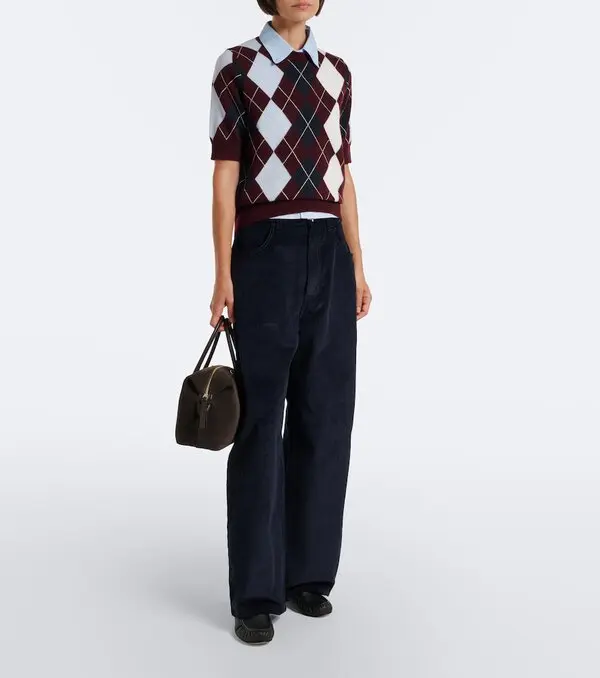 Arch4 Bronagh Argyle Cashmere Sweater
