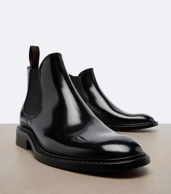 THE ROW Gable Leather Chelsea Boots