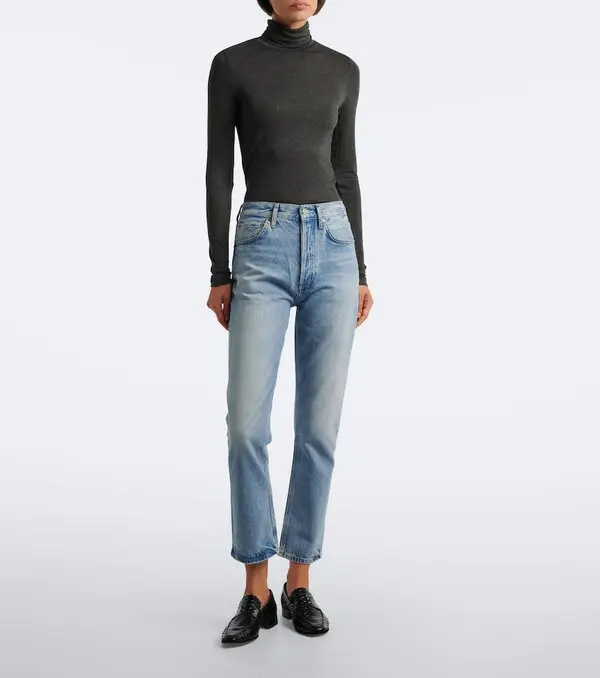 AGOLDE Riley Cropped Straight Jeans