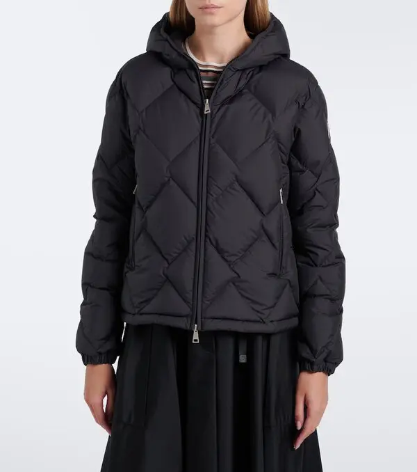 Moncler Arvouinne Hooded Quilted Down Jacket