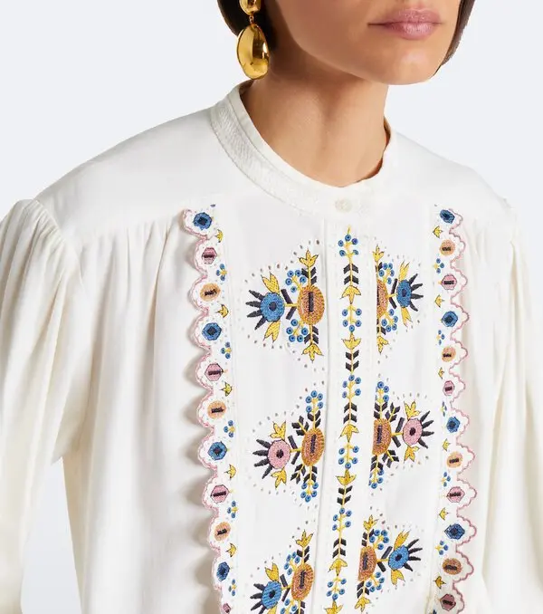 MARANT ETOILE Merva Embroidered Mini Dress