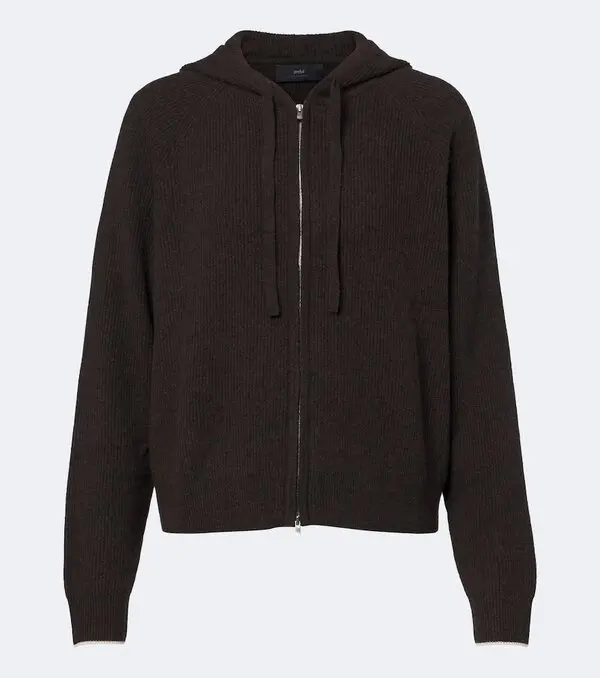 Arch4 Ribbed-knit Cashmere Hoodie