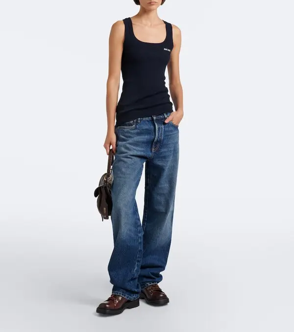 Miu Miu Rendez-vous Leather Shoulder Bag
