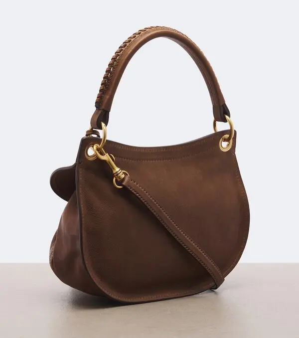 Miu Miu Rendez-vous Leather Shoulder Bag - Brown