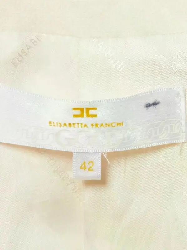 Elisabetta Franchi Cady Chain Trim Jacket