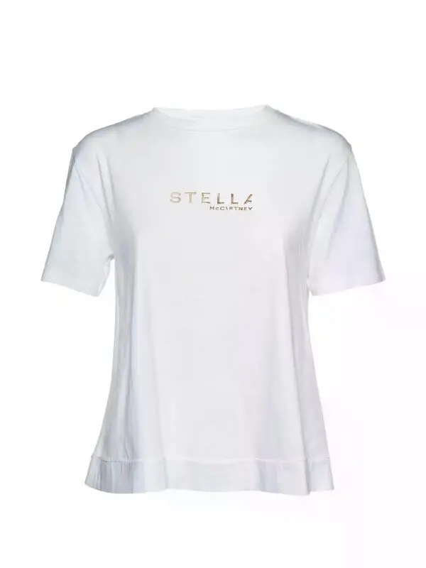 Stella McCartney Embossed Logo T-shirt - White