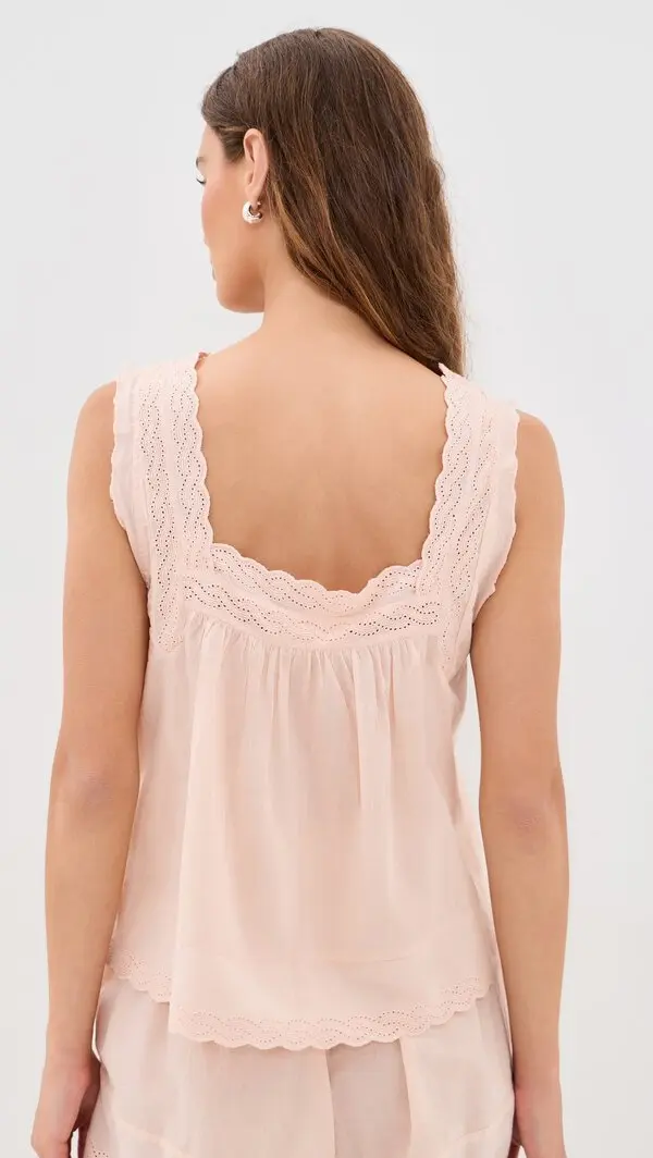 The Great. The Eyelet Tank Top