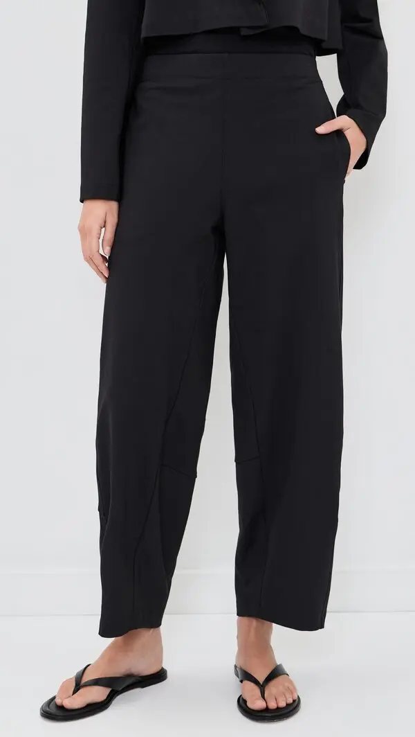RIPLEY RADER Ponte Knit Barrel Pants