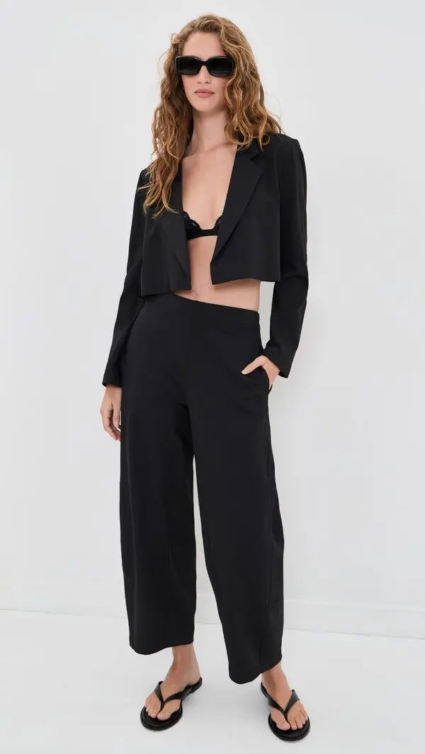 RIPLEY RADER Ponte Knit Barrel Pants