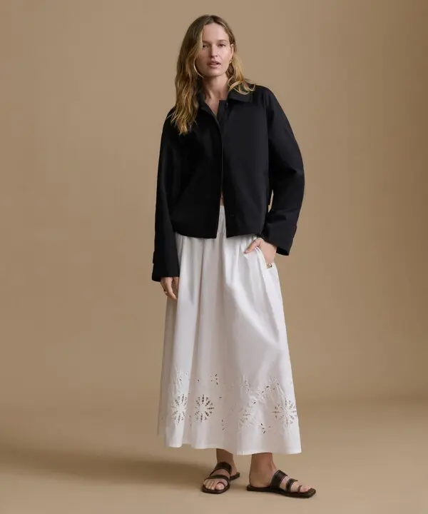 Jenni Kayne Selma Cropped Jacket - Black