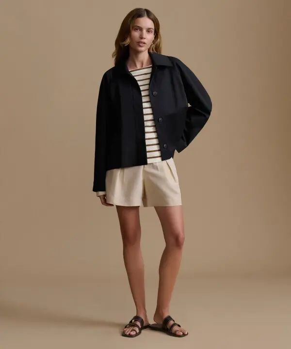 Jenni Kayne Selma Cropped Jacket - Black